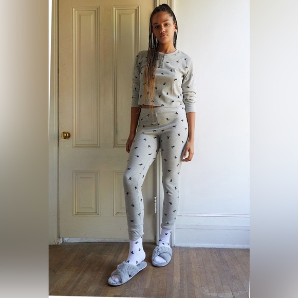 PLAYBOY | Intimates & Sleepwear | Playboy By Pacsun Thermal Pj Set ...